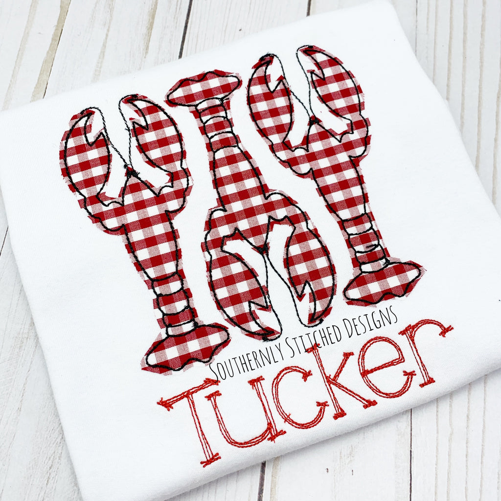 Crawfish Stitch Trio – Southernly Stitched Designs, LLC