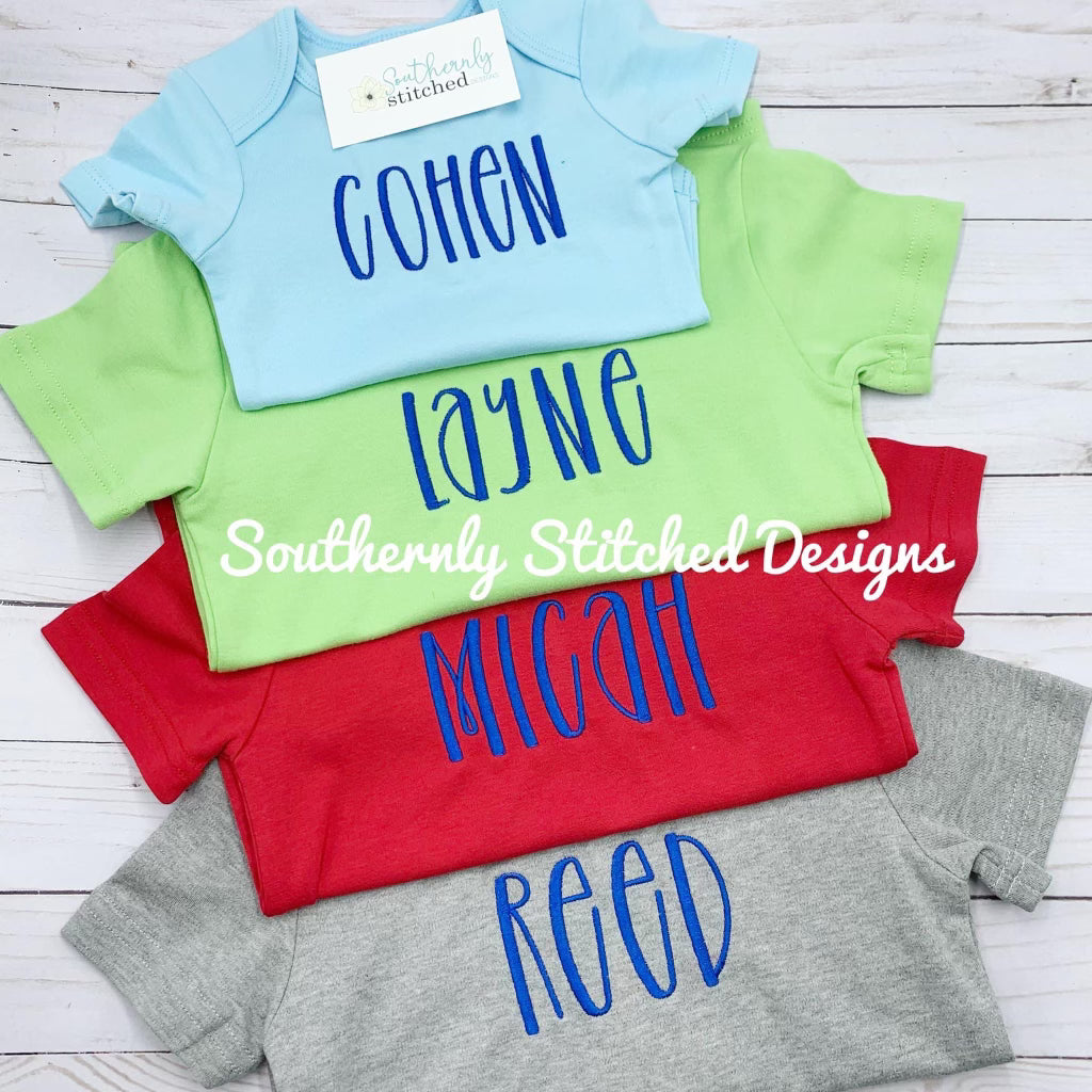 Triston Name Alpha – Southernly Stitched Designs, LLC