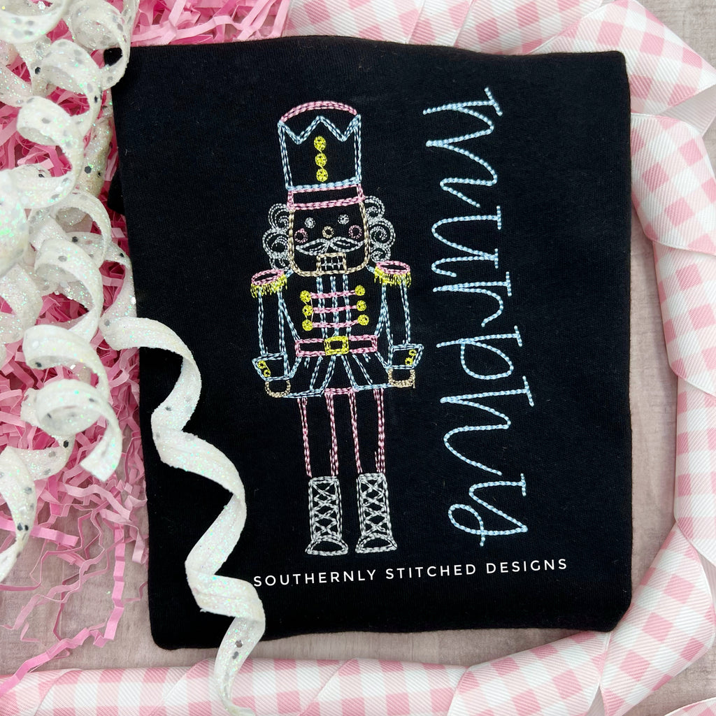 Bright Stitch Nutcracker – Southernly Stitched Designs, LLC