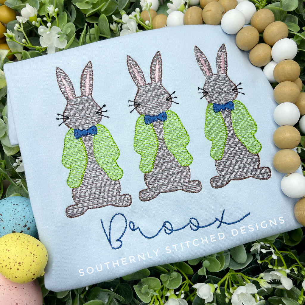 Peter Rabbit Sketch Trio – Southernly Stitched Designs, LLC